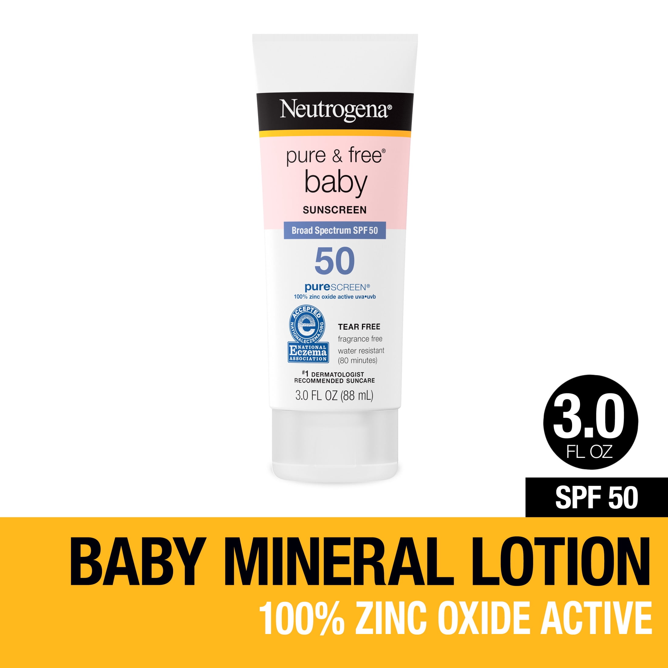 Neutrogena Kids Zinc Oxide Sunblock Lotion - Pure & Free Baby Mineral ...
