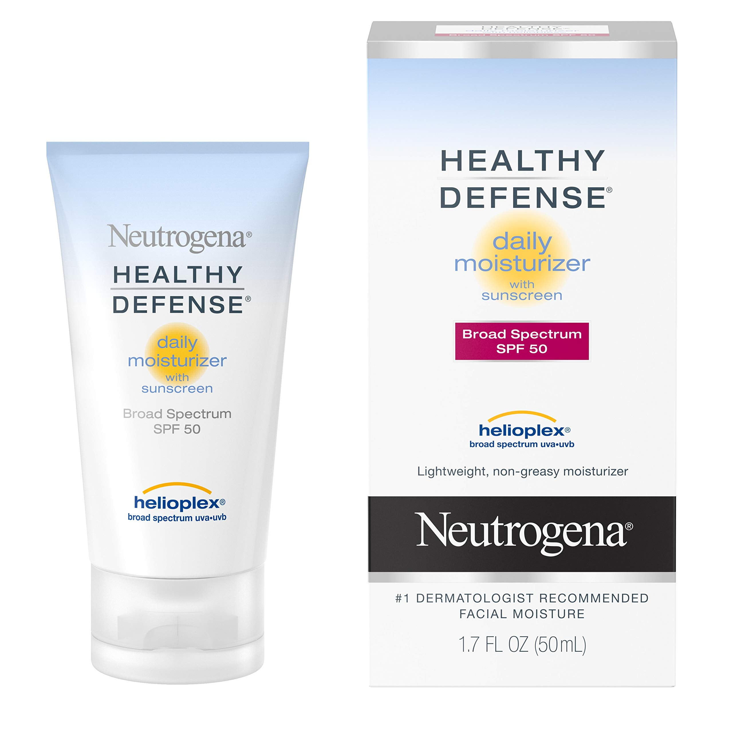 Neutrogena Healthy Defense Daily Moisturizer With Spf 50 And Vitamin E