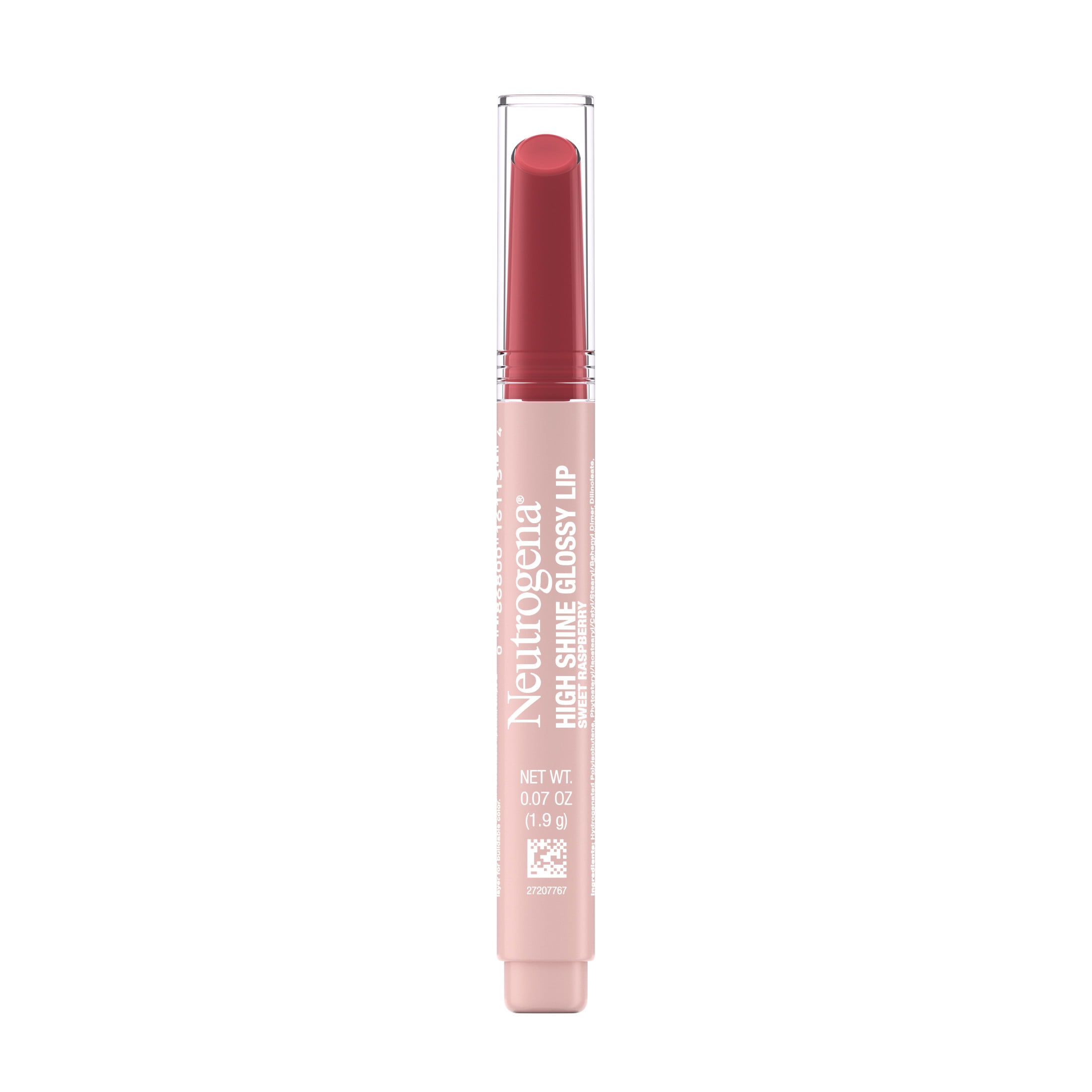 Neutrogena High Shine Glossy Lip with Vitamin E Sweet Raspberry 0.07 oz ...