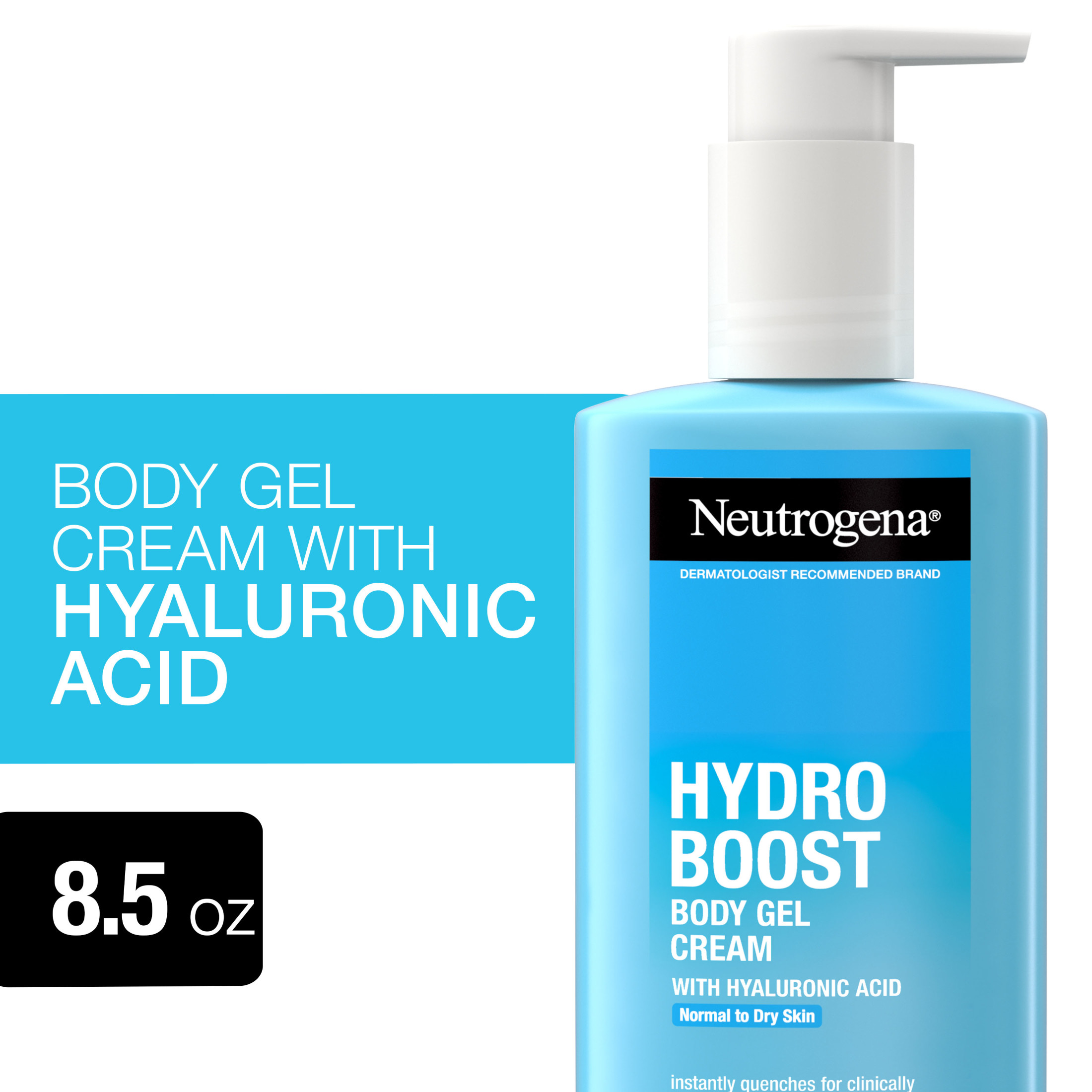 Neutrogena Hydro Boost Fast Absorbing Moisturizer Lotion, Hydrating Gel ...