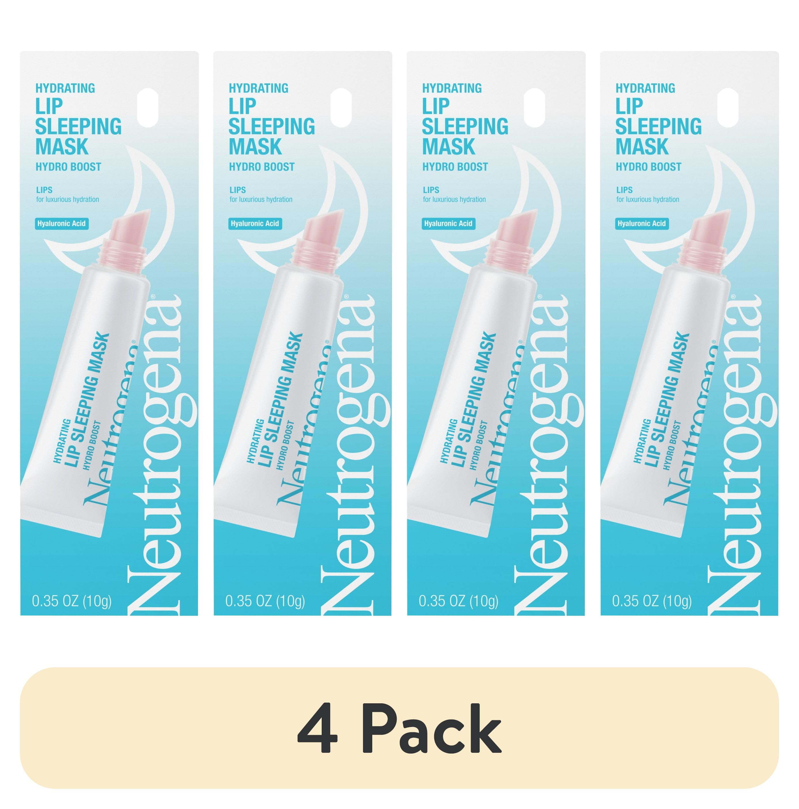 (4 pack) Neutrogena Hydro Boost Hydrating Clear Lip Sleeping Mask Tube ...