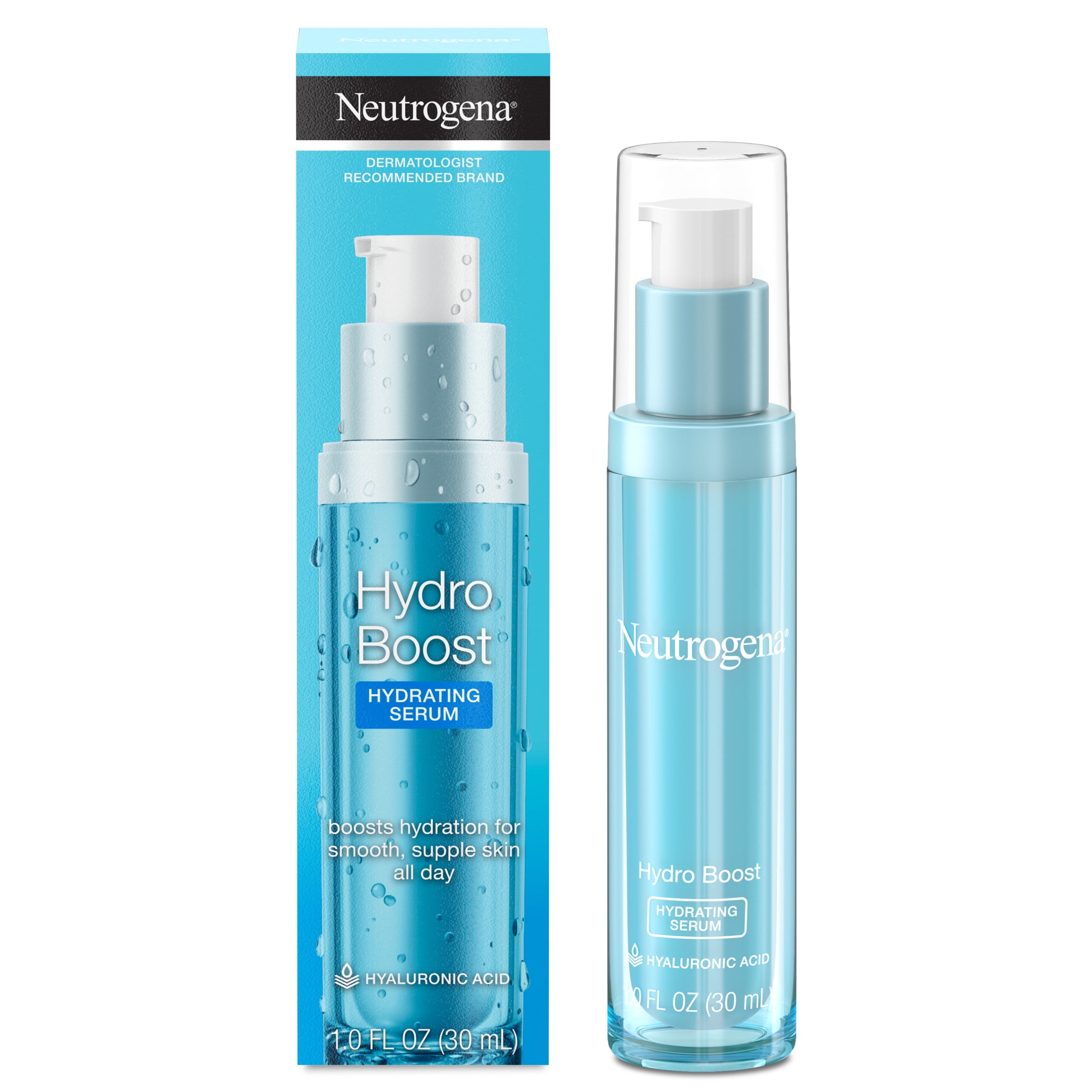Neutrogena, Hydrating Face Serum, 1 oz, Hyaluronic Acid - Walmart.com