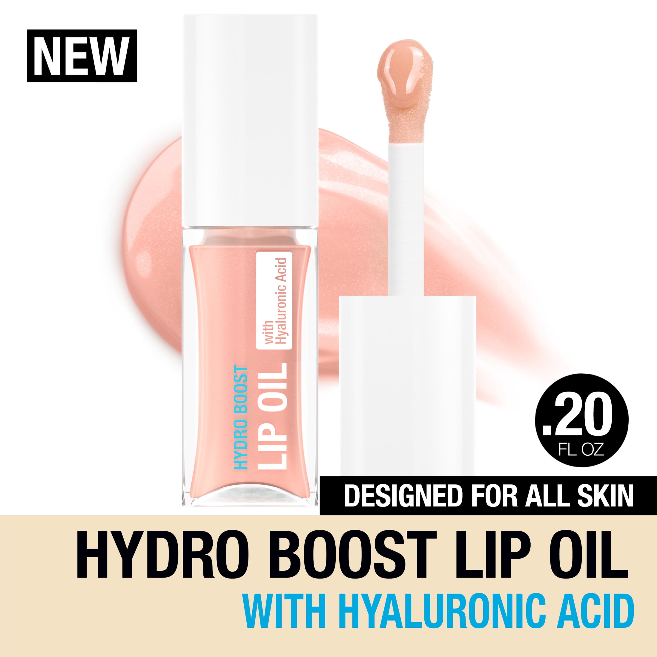 Neutrogena Hydro Boost Lip Oil, Light Pink, .2 oz - Walmart.com
