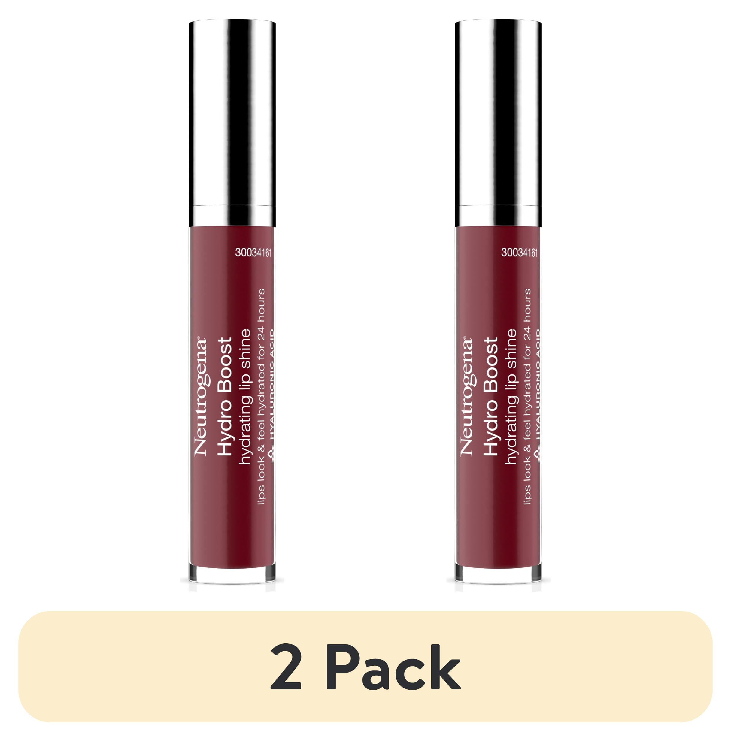 (2 pack) Neutrogena Hydro Boost Moisturizing Lip Gloss, 70 Velvet Wine, 0.1 oz - Walmart.com