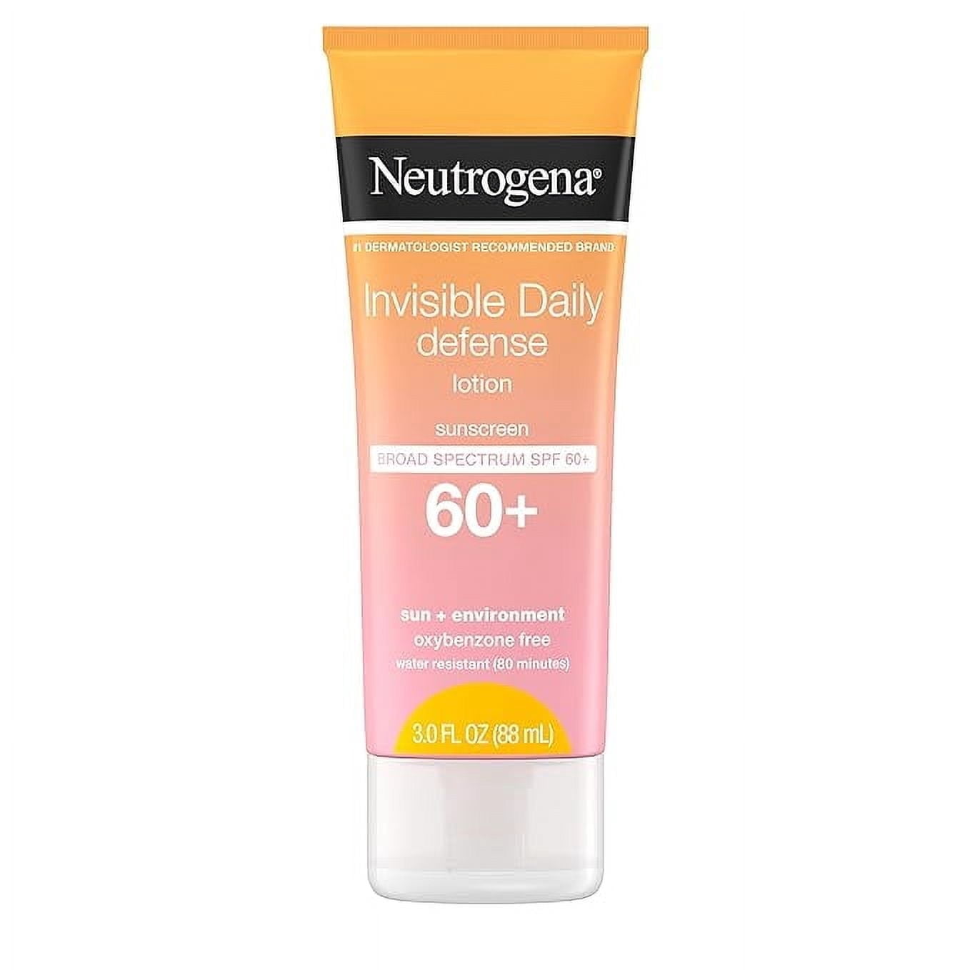 Neutrogena Invisible Daily Defense Sunscreen Lotion, Broad Spectrum SPF ...