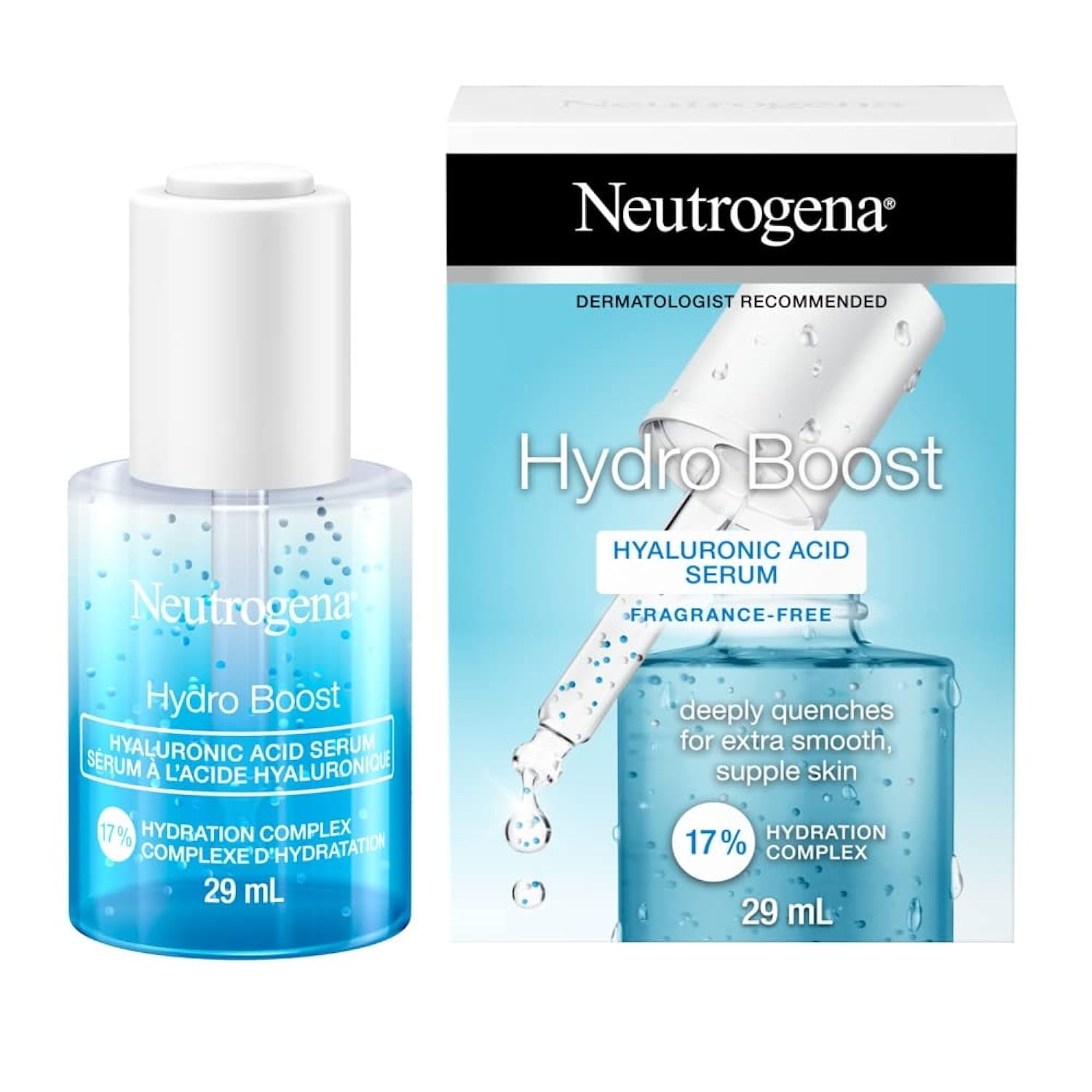 Neutrogena Moisturizer Neutrogena Hydro Boost Hyaluronic Acid Face Serum with Vitamin B5 ...