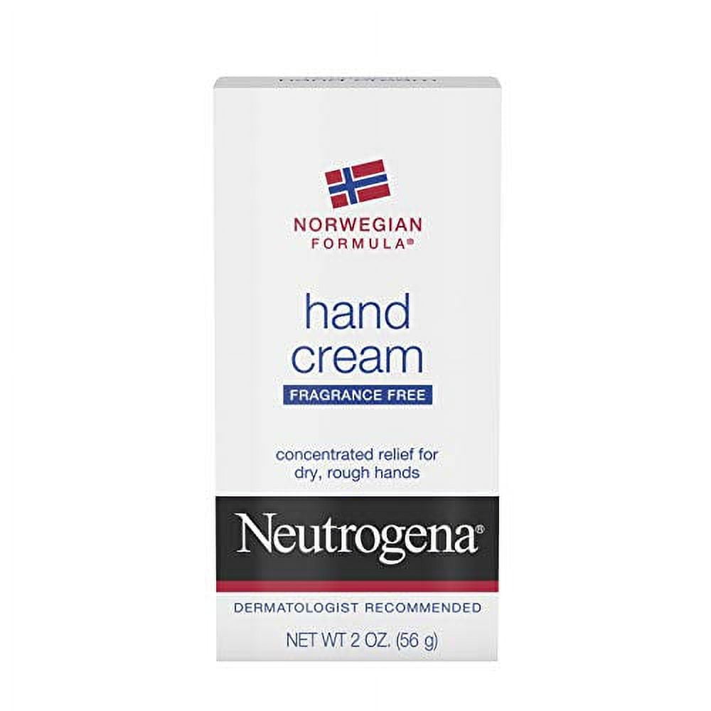 Neutrogena Moisturizing Hand Cream for Dry, Rough Hands, Fragrance-Free ...