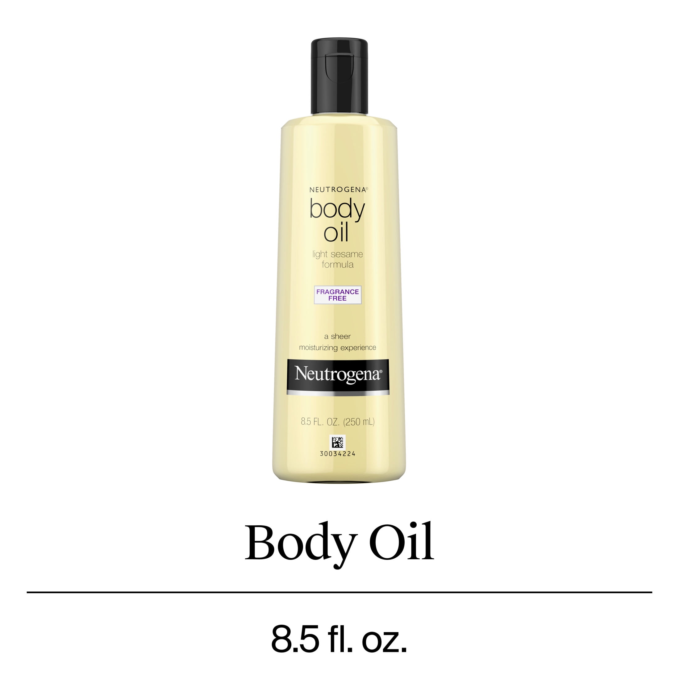 Neutrogena Moisturizing Body Oil, Light Sesame Formula, Fragrance-Free ...