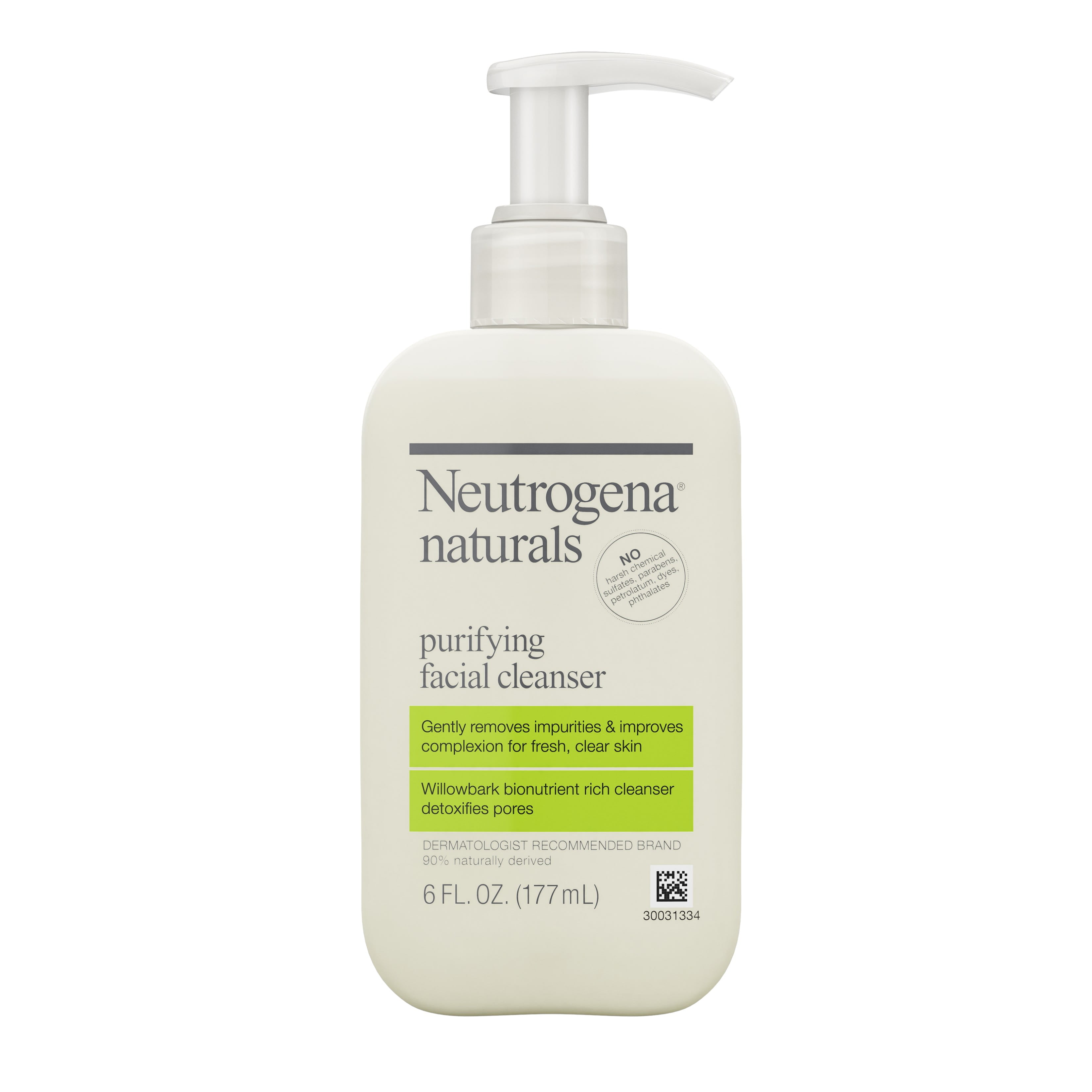 Neutrogena Naturals Purifying Face Wash with Salicylic Acid, 6 fl. oz ...