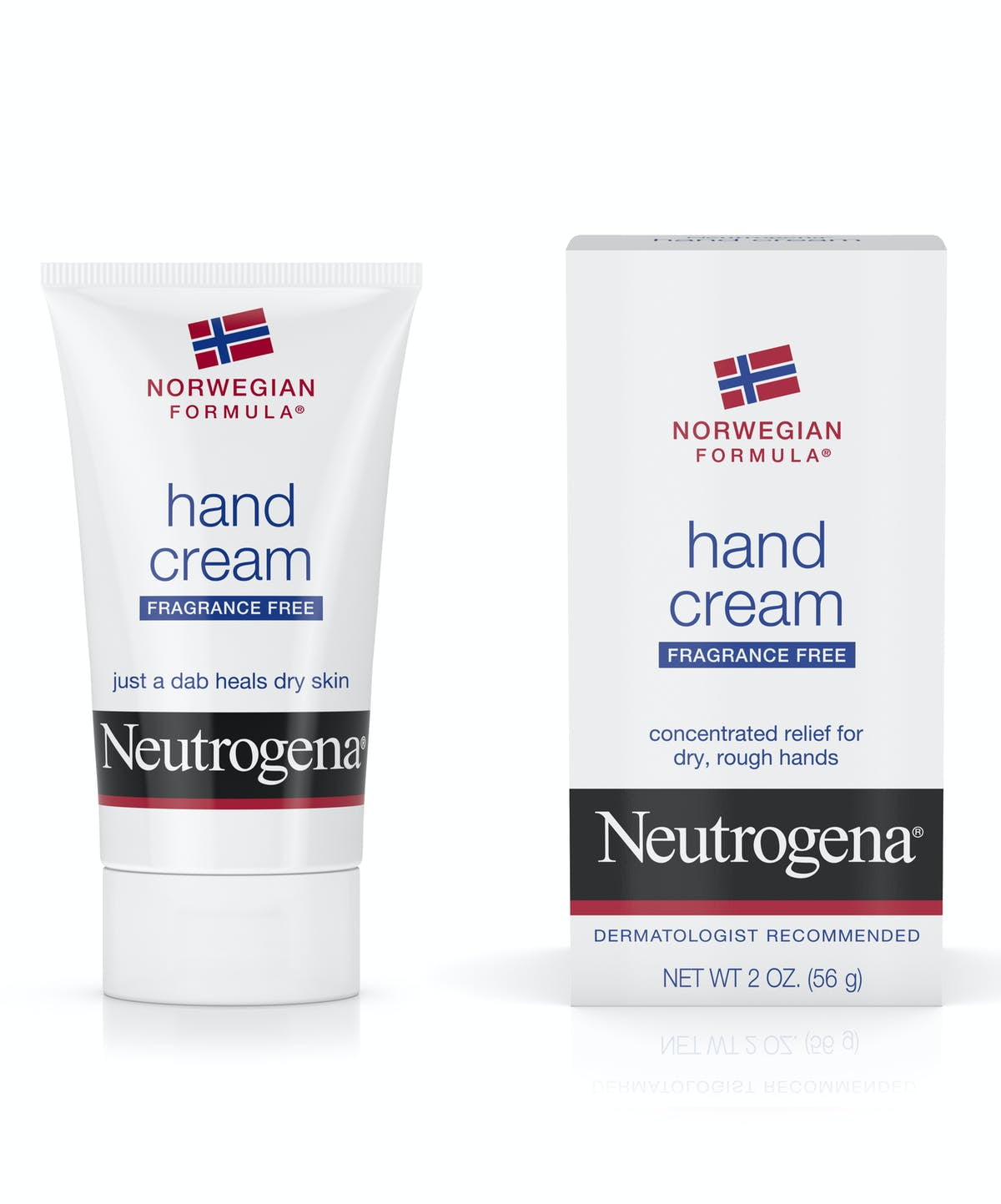 Neutrogena Norwegian Formula Dry Hand Cream Fragrance-Free, 2oz, 5-Pack ...