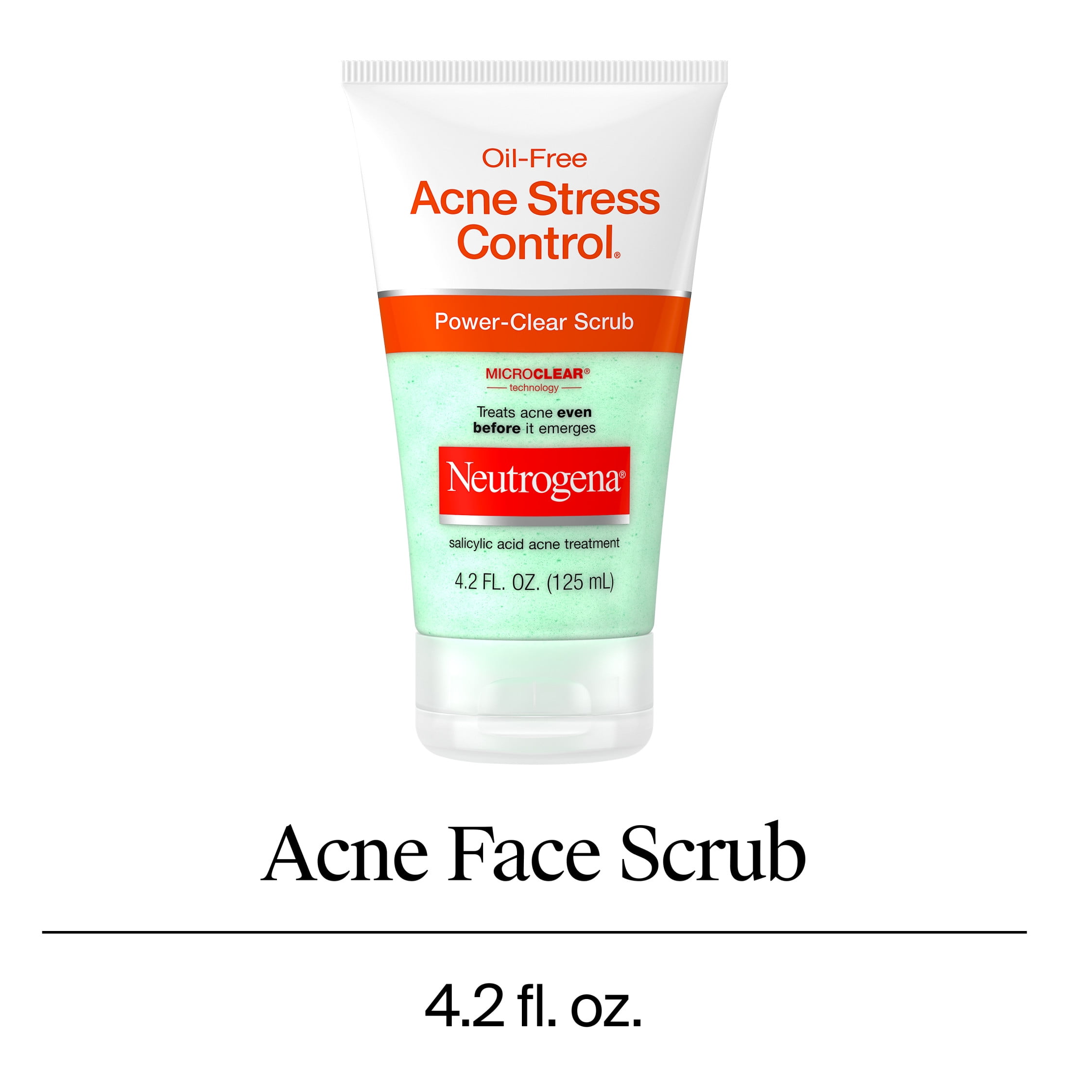 Neutrogena Oil-Free Acne Stress Control Power-Clear Face Scrub ...
