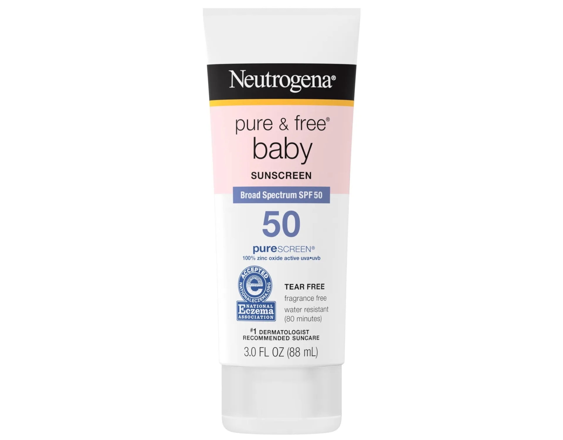 Neutrogena Pure & Free Baby Zinc Oxide Sunblock Lotion SPF 50 Fragrance ...