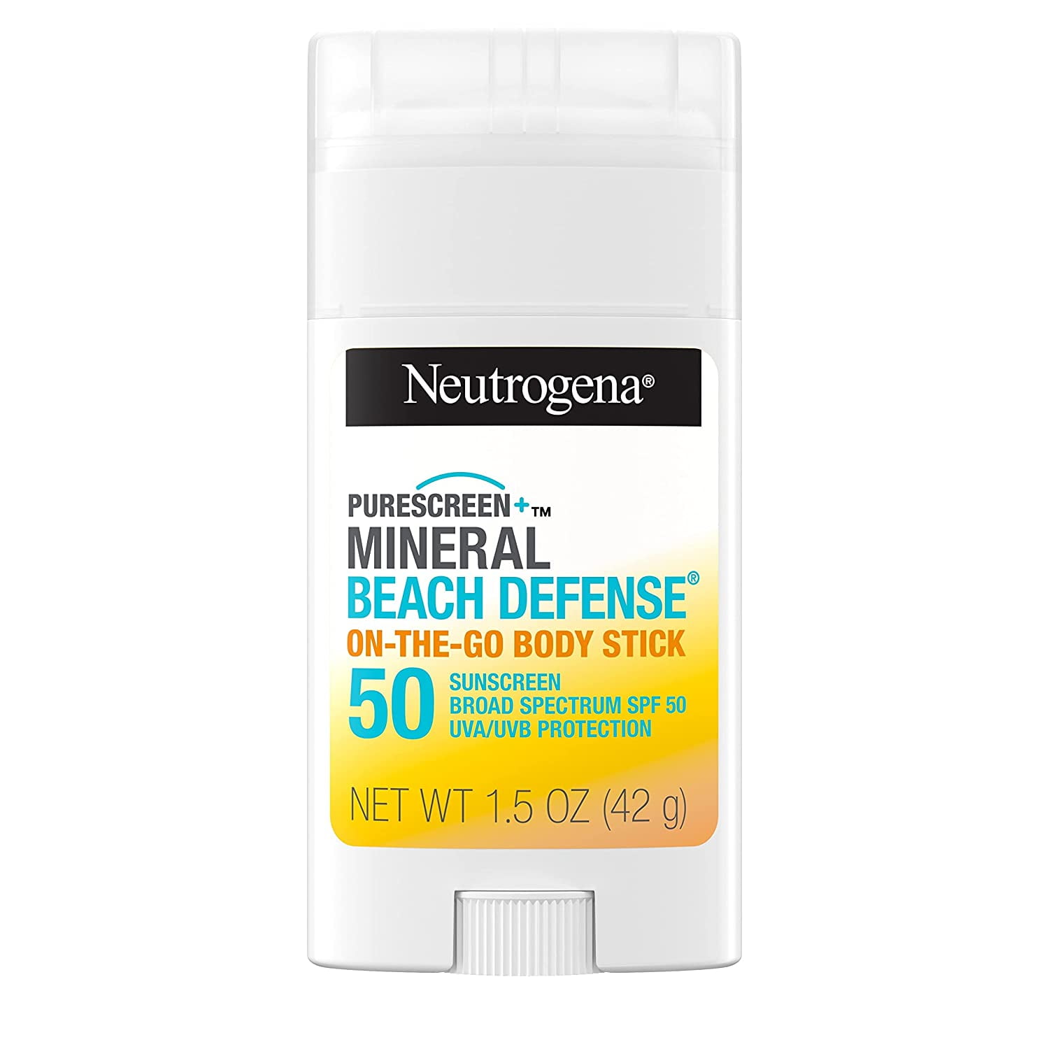 Neutrogena Purescreen+ Mineral Beach Defense On-The-Go Body Sunscreen ...