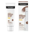 Neutrogena Purescreen+ Tinted Mineral Face Sunscreen, Deep, 1.1 fl oz ...