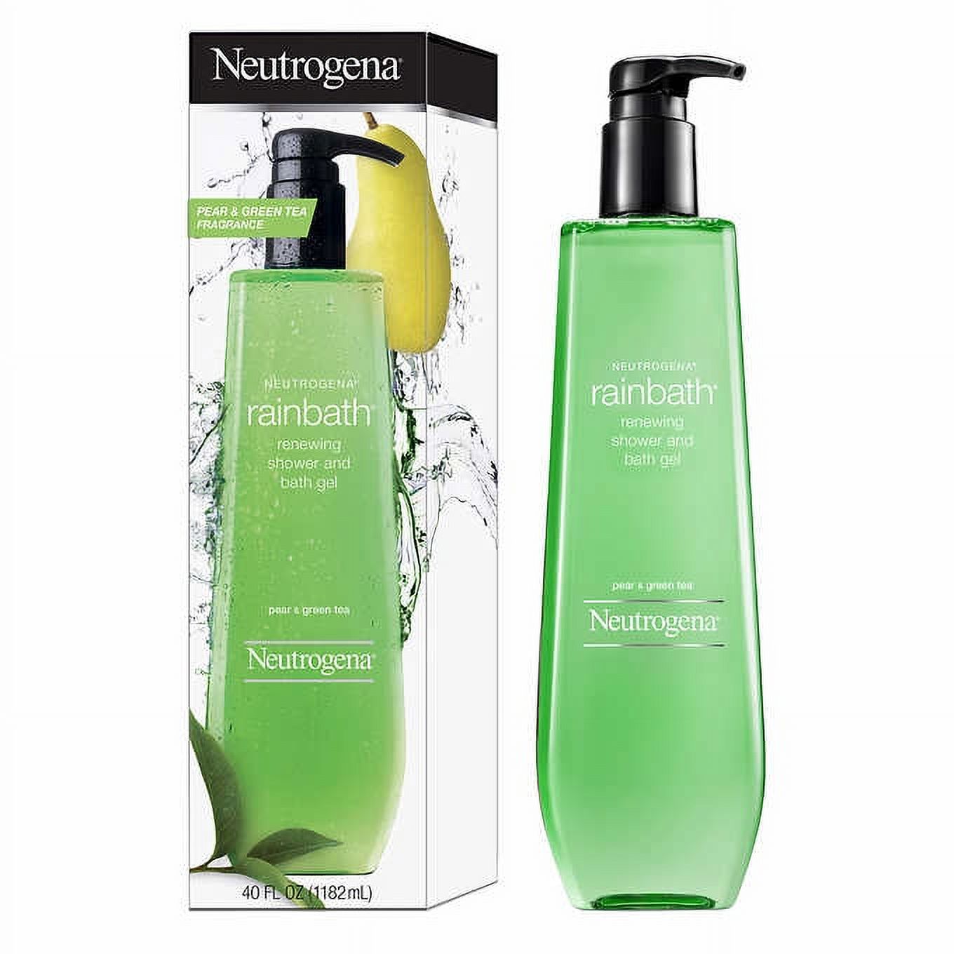 Neutrogena Rainbath Renewing Pear & Green Tea Shower and Bath Gel, 16 ...