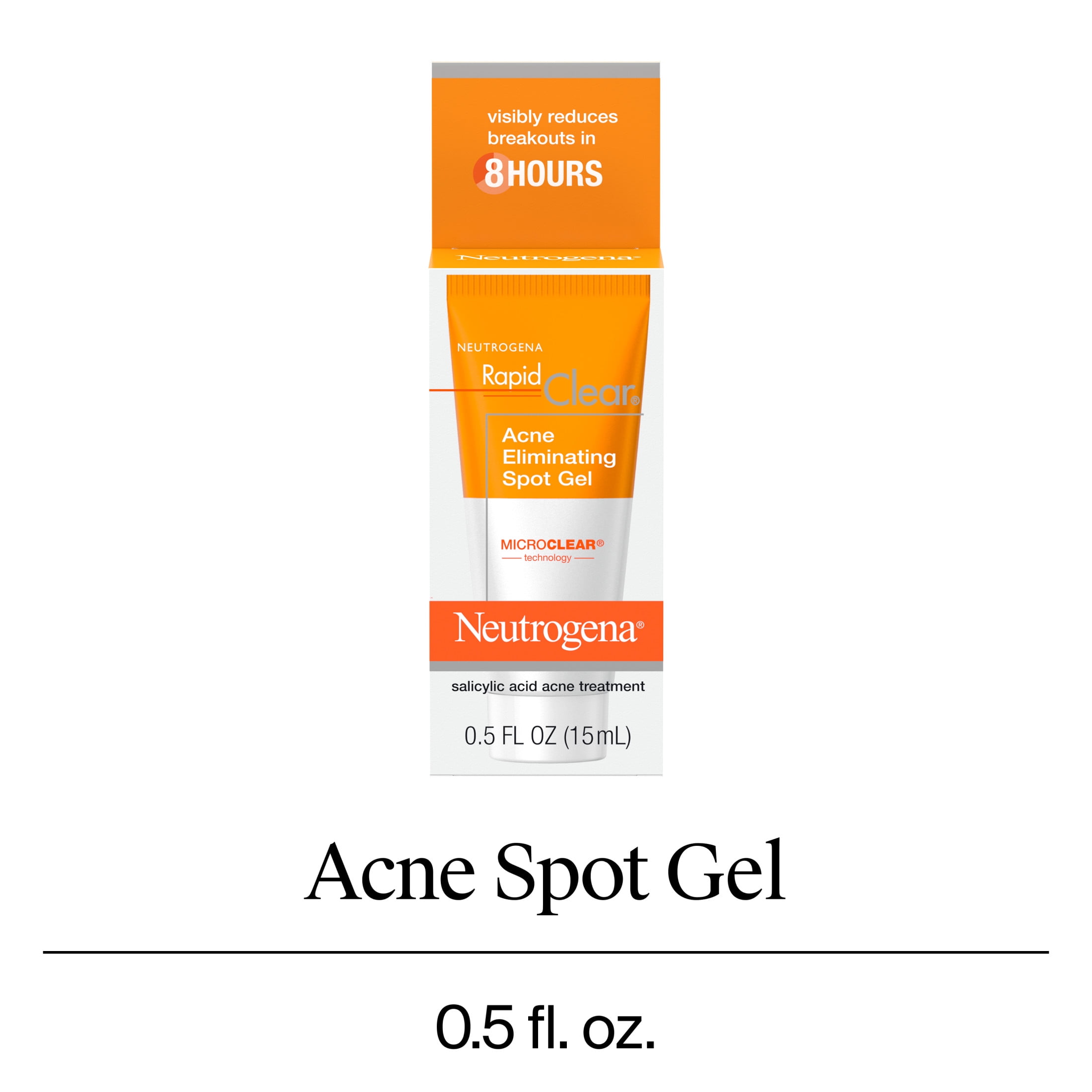 Neutrogena Rapid Clear Acne Eliminating Spot Treatment Gel, 0.5 fl. oz ...