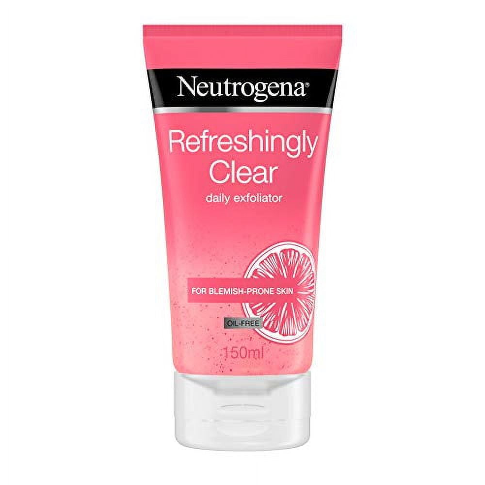 Neutrogena Refreshingly Clear Daily Exfoliator 150ml, Facial Scrub ...