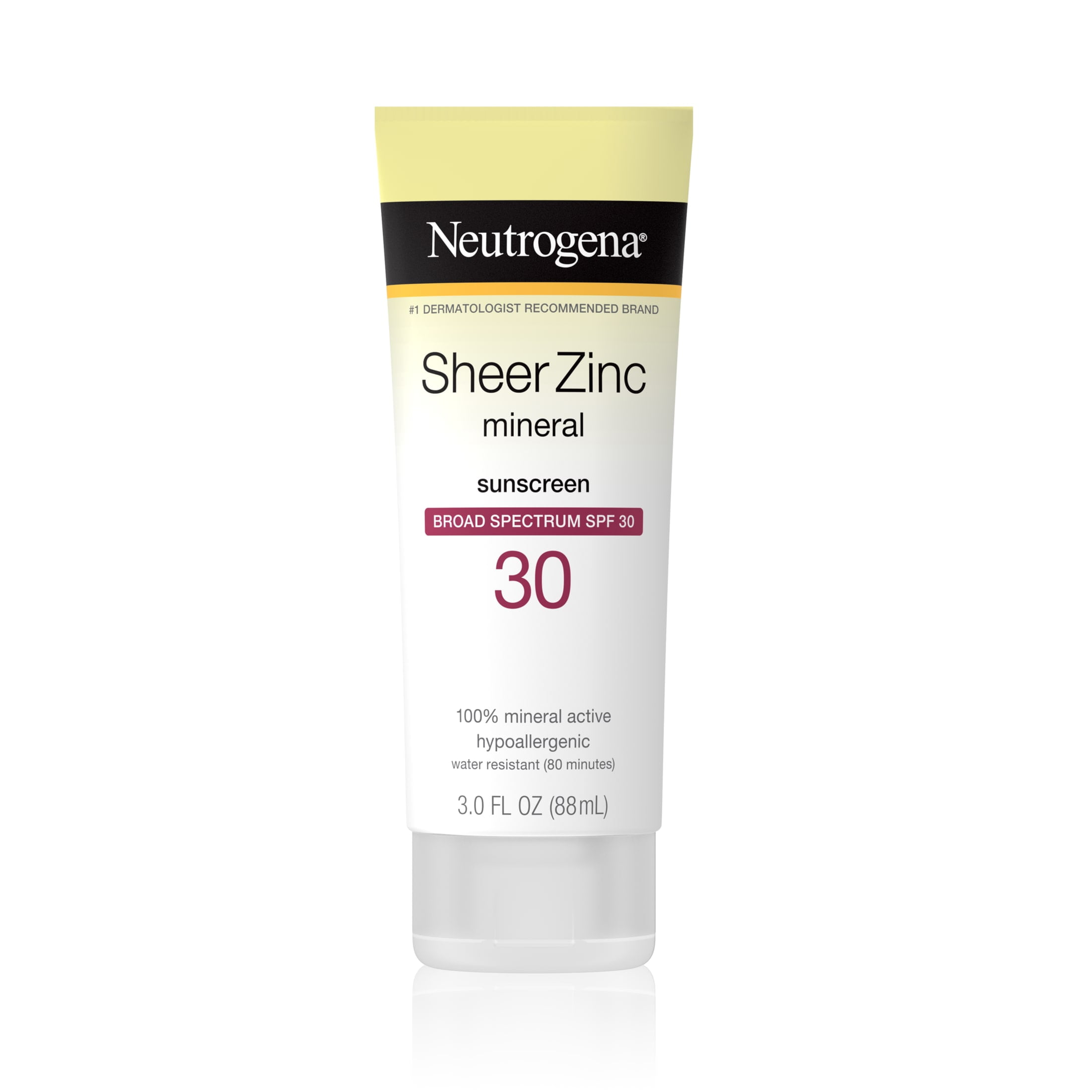 Neutrogena Sheer Zinc Dry Touch Sunscreen Lotion with SPF 30 3 fl. oz Walmart