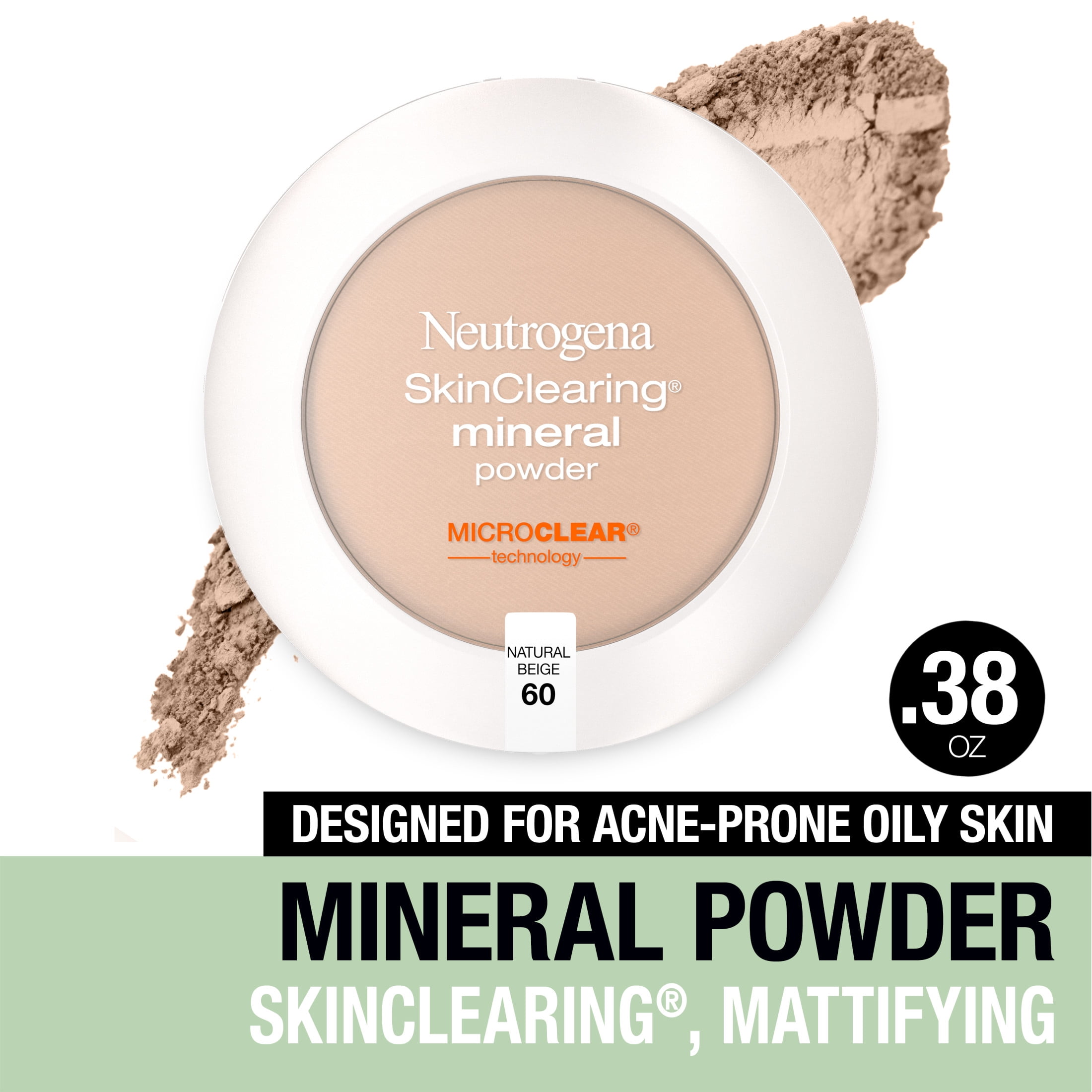 Neutrogena SkinClearing Mineral Face Makeup, Oil Control, Shine-Free ...