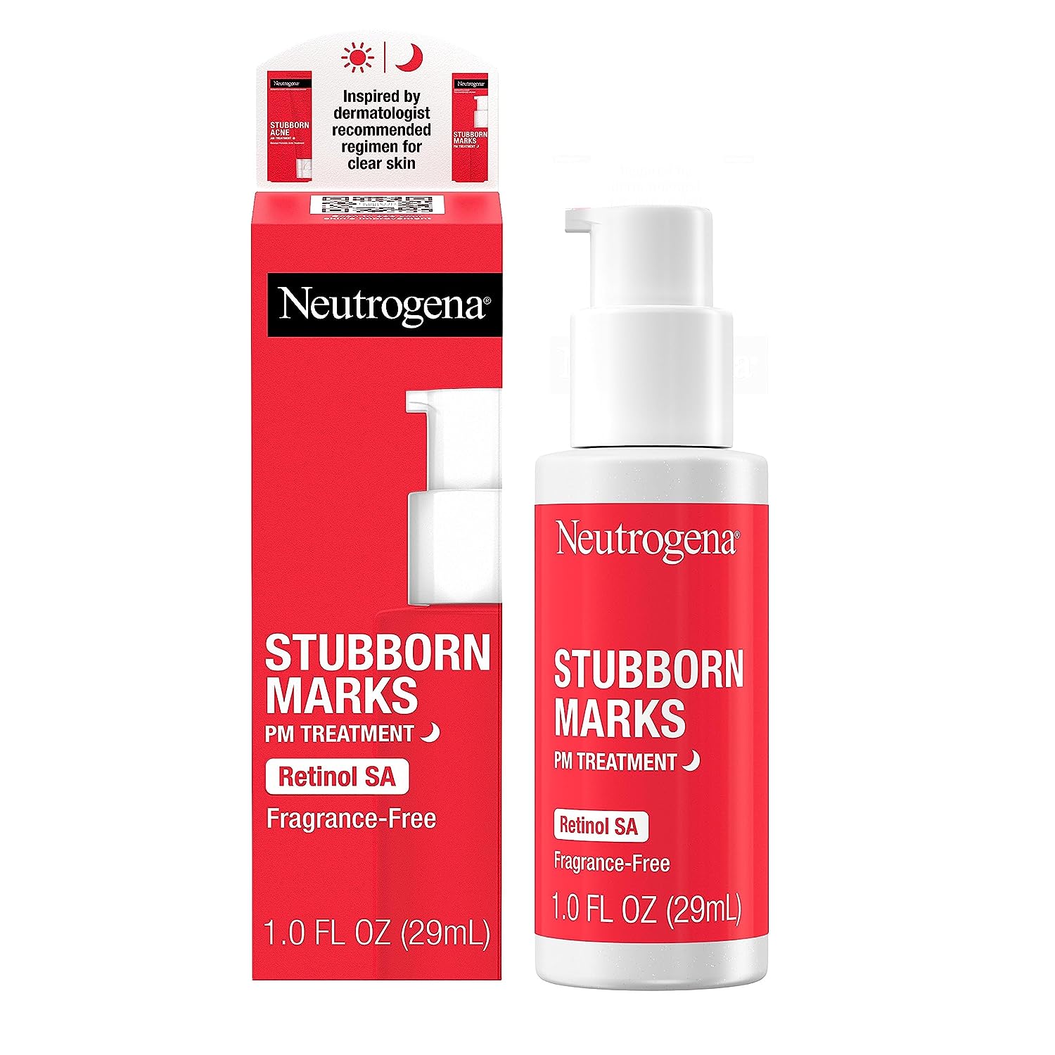 Neutrogena Stubborn Marks PM Treatment with Retinol SA, Face ...