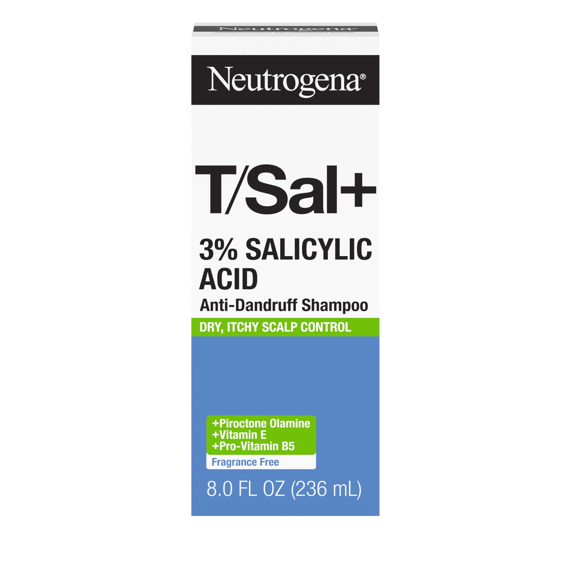 Neutrogena T/Sal+ 3% Salicylic Acid Anti-Dandruff Shampoo, 8 fl. oz ...