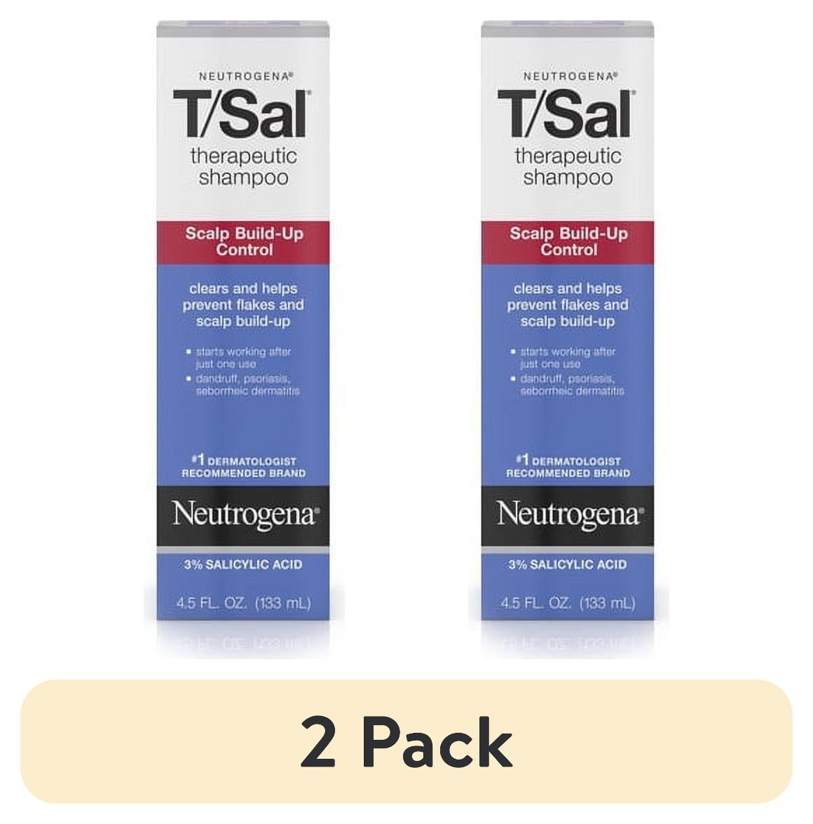 (2 pack) Neutrogena T/Sal Therapeutic Shampoo, Scalp Build-Up Control ...