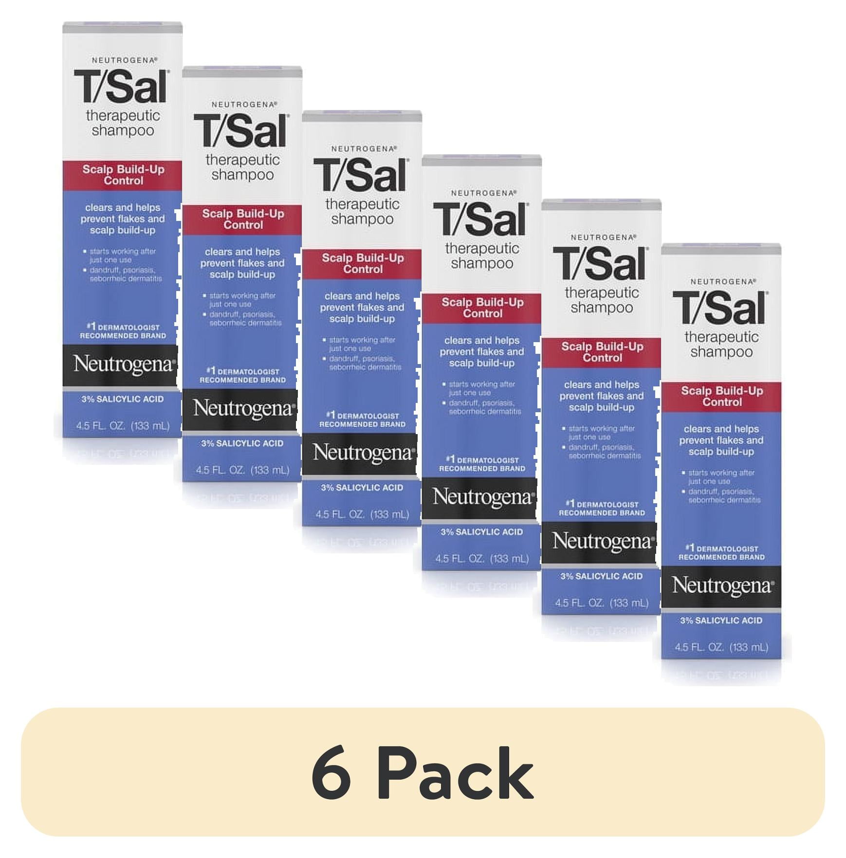 (6 pack) Neutrogena T/Sal Therapeutic Shampoo, Scalp Build-Up Control ...