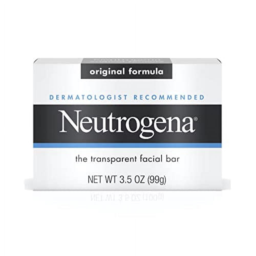 Neutrogena The Transparent Facial Bar Original Formula, 3.50 oz (Pack ...