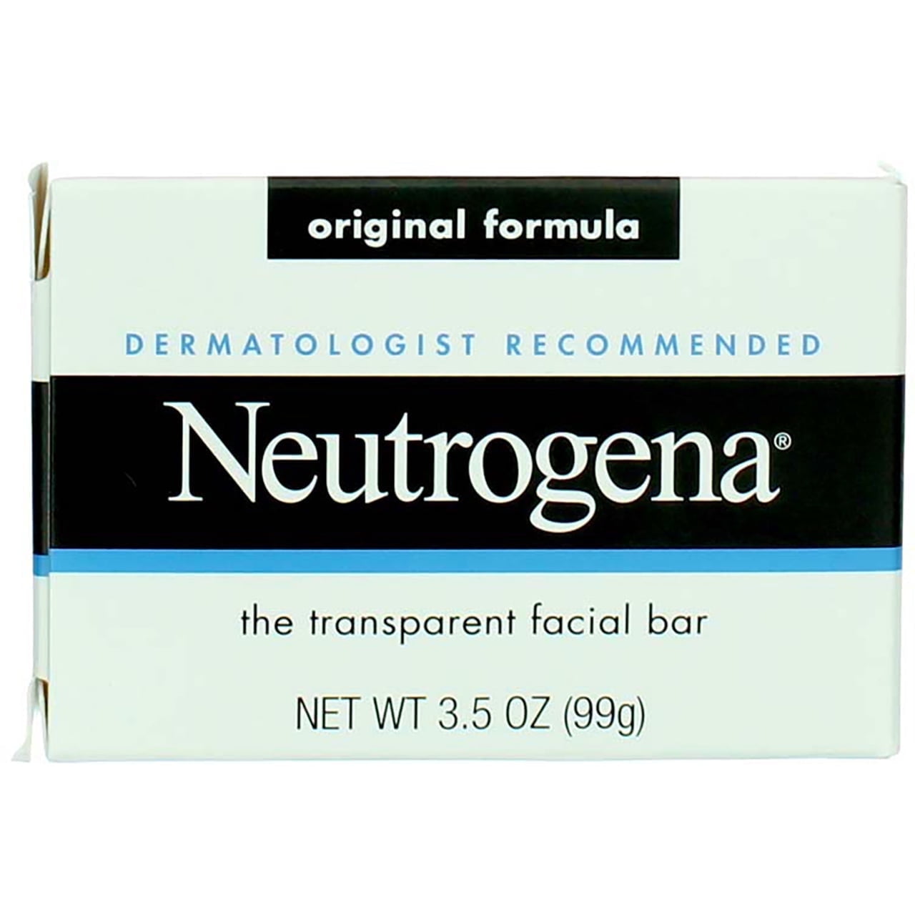 Neutrogena The Transparent Facial Bar Original Formula, 3.50 oz (Pack ...