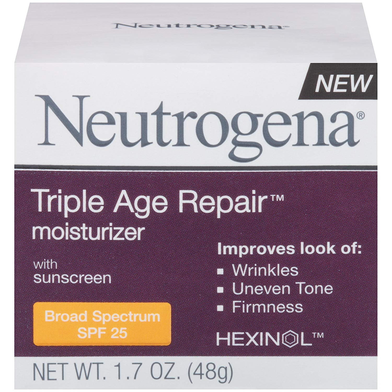 Neutrogena Triple Age Repair moisturizer SPF 25, 48ml - Walmart Business Supplies