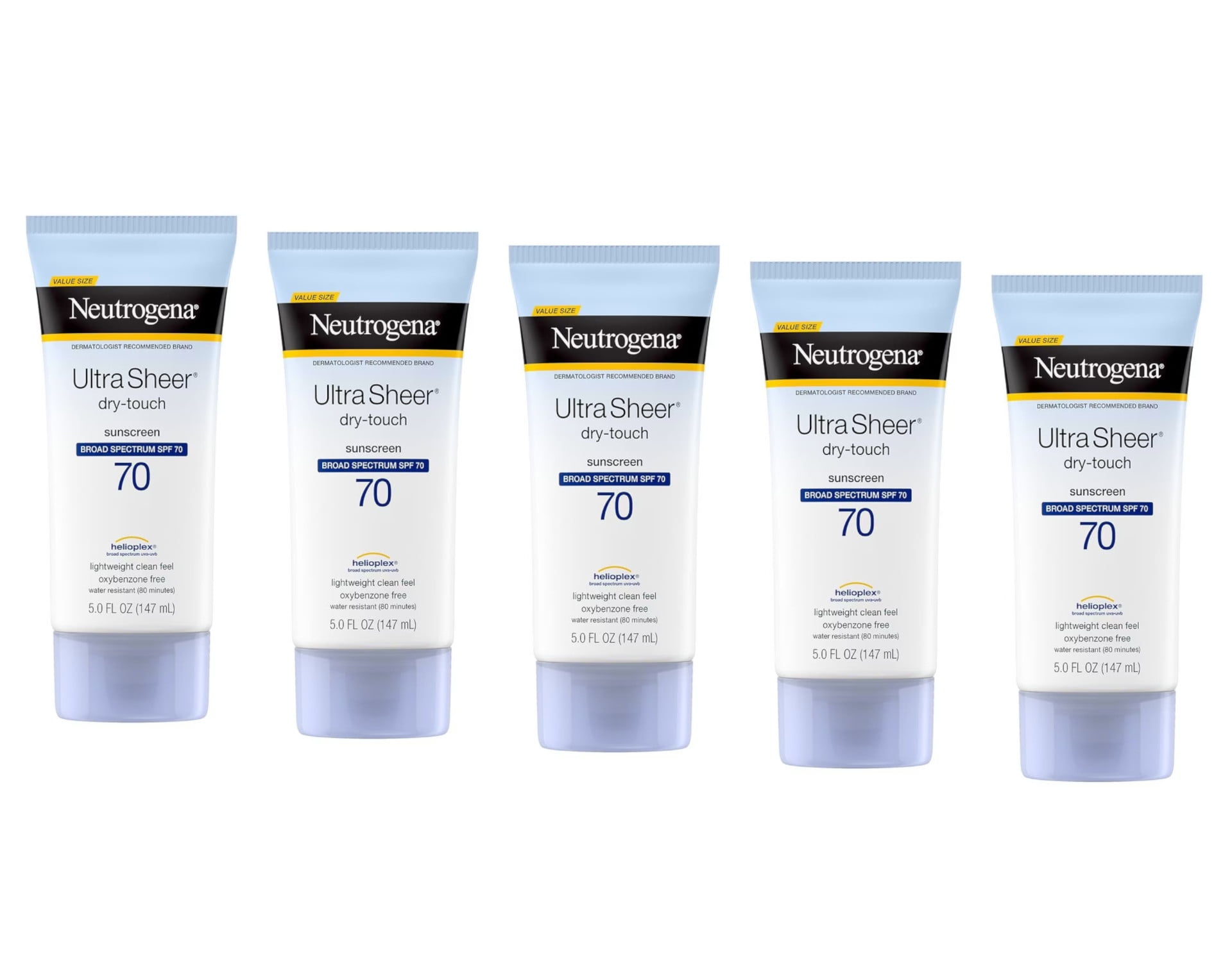 Neutrogena Ultra Sheer Dry-Touch Sunscreen Broad Spectrum SPF 70, 5 Fl ...