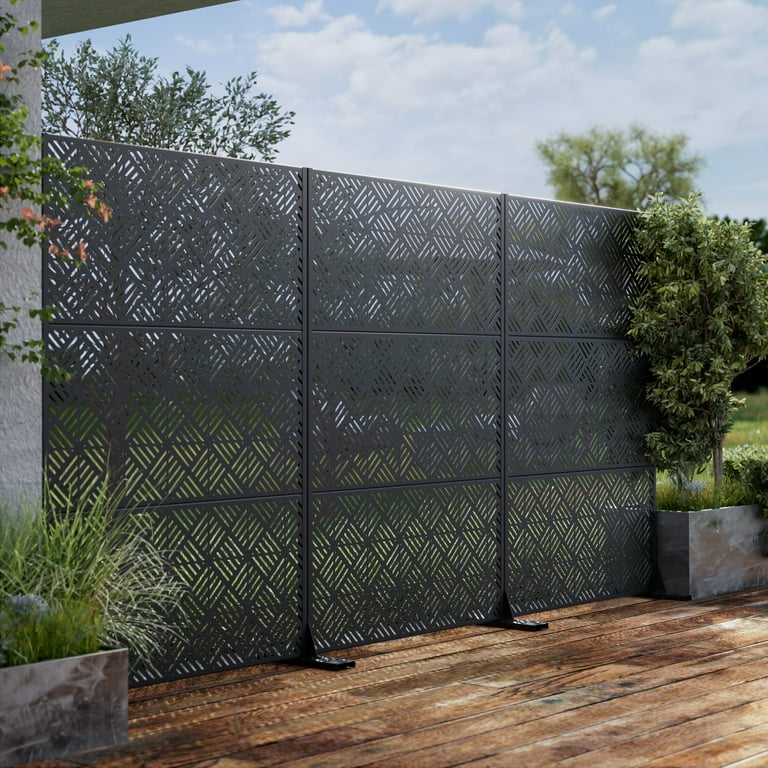 Decorative Metal Outdoor Privacy Screen