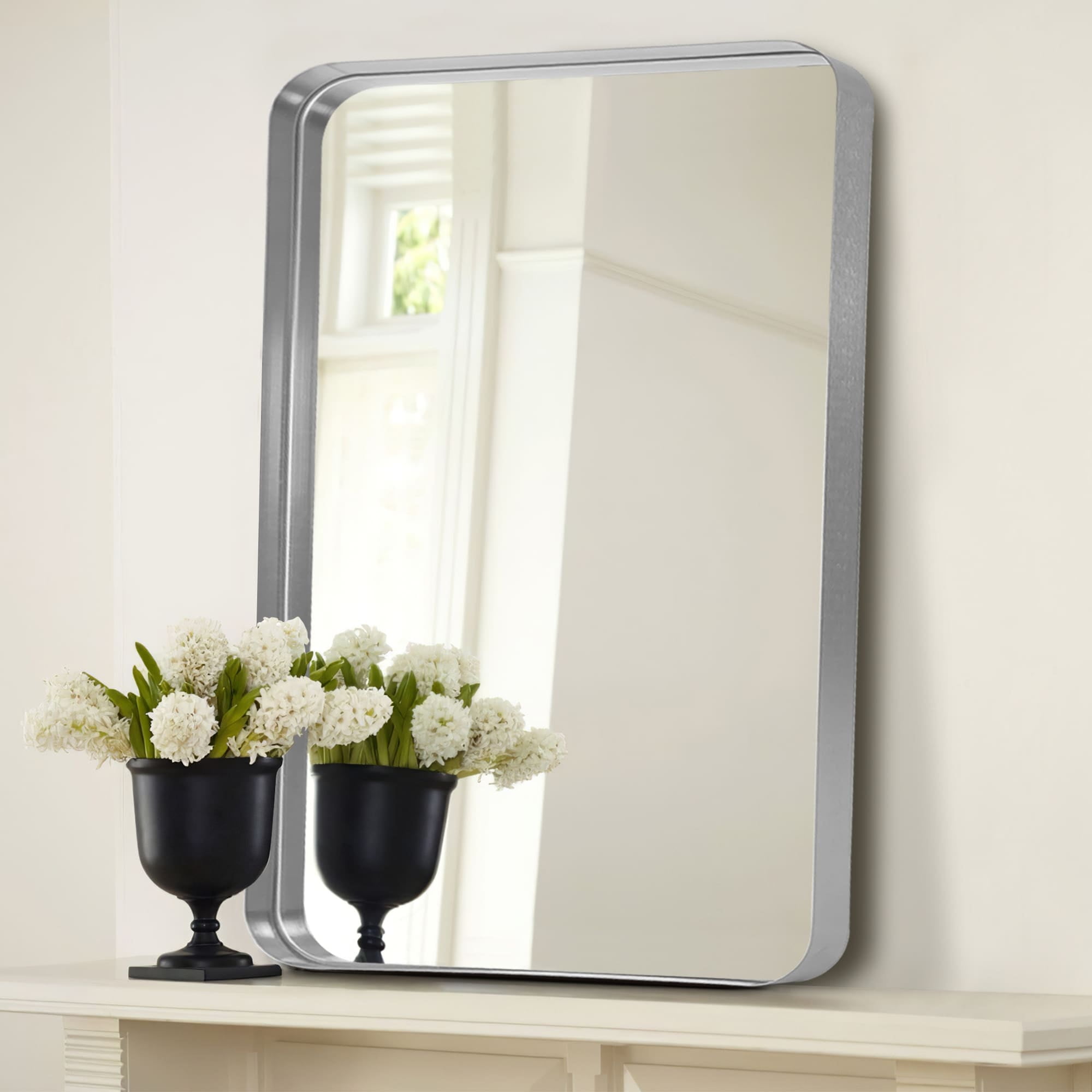 Neutypechic Modern Aluminum Alloy Wall-mounted Rectangular/Arched Deep ...