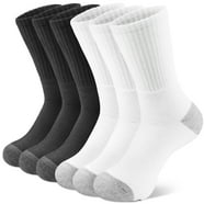 Nike Unisex Dri-FIT Crew Training Socks, 6-Pack, White, Moisture Wicking, Size 8-12 - Walmart.com