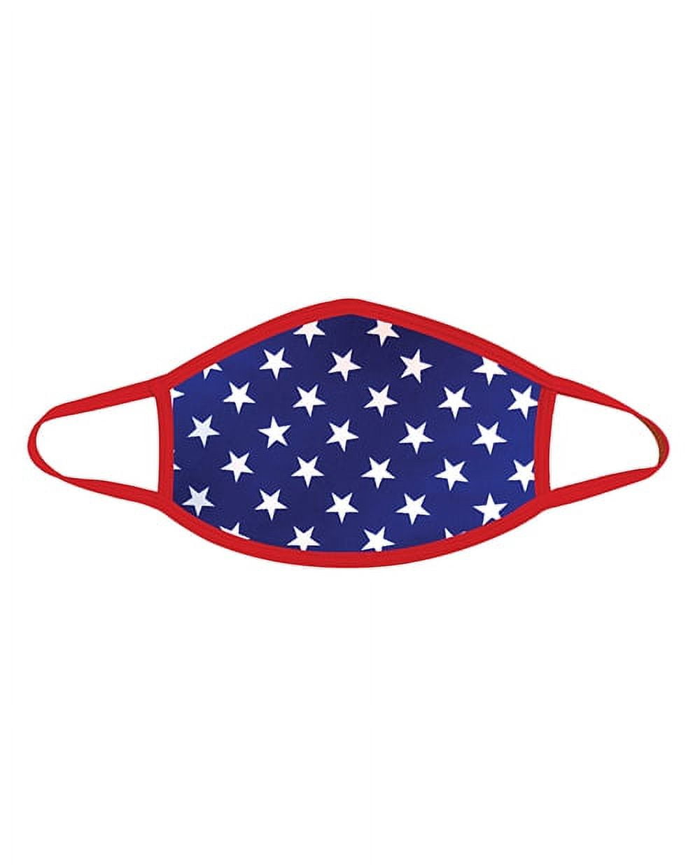 Neva Nude Murica Usa Blue Star Mask W/100% Cotton Liner Red Md ...