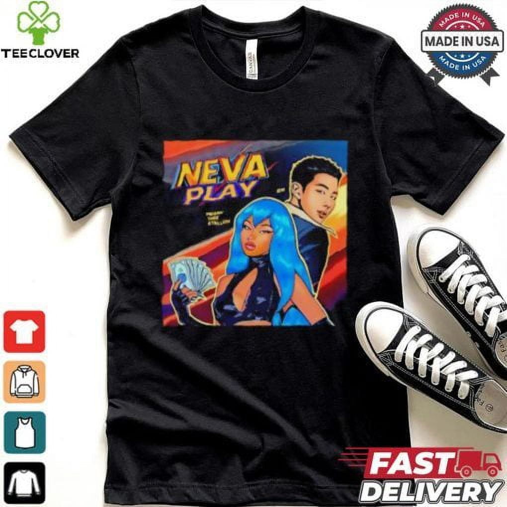 Neva Play Megan Thee Stallion X Rm Army Shirt - Walmart.com