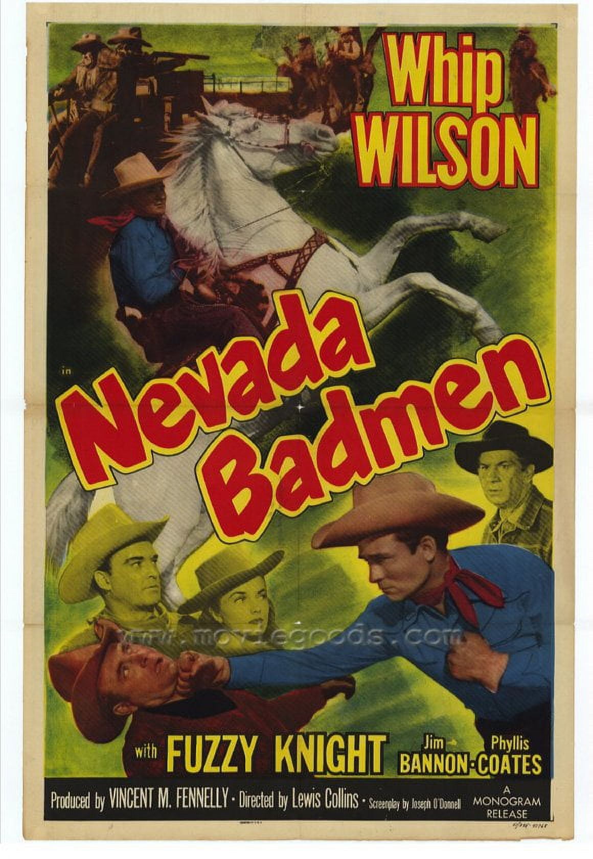 Nevada Badmen - movie POSTER (Style A) (27" x 40") (1951) - Walmart.com