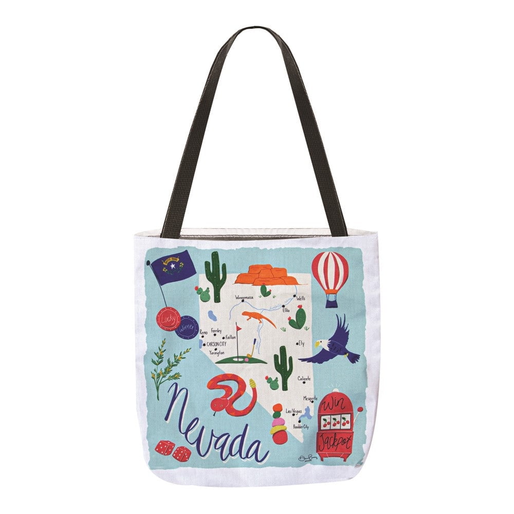 Nevada Map 18" Tote Bag - Walmart.com