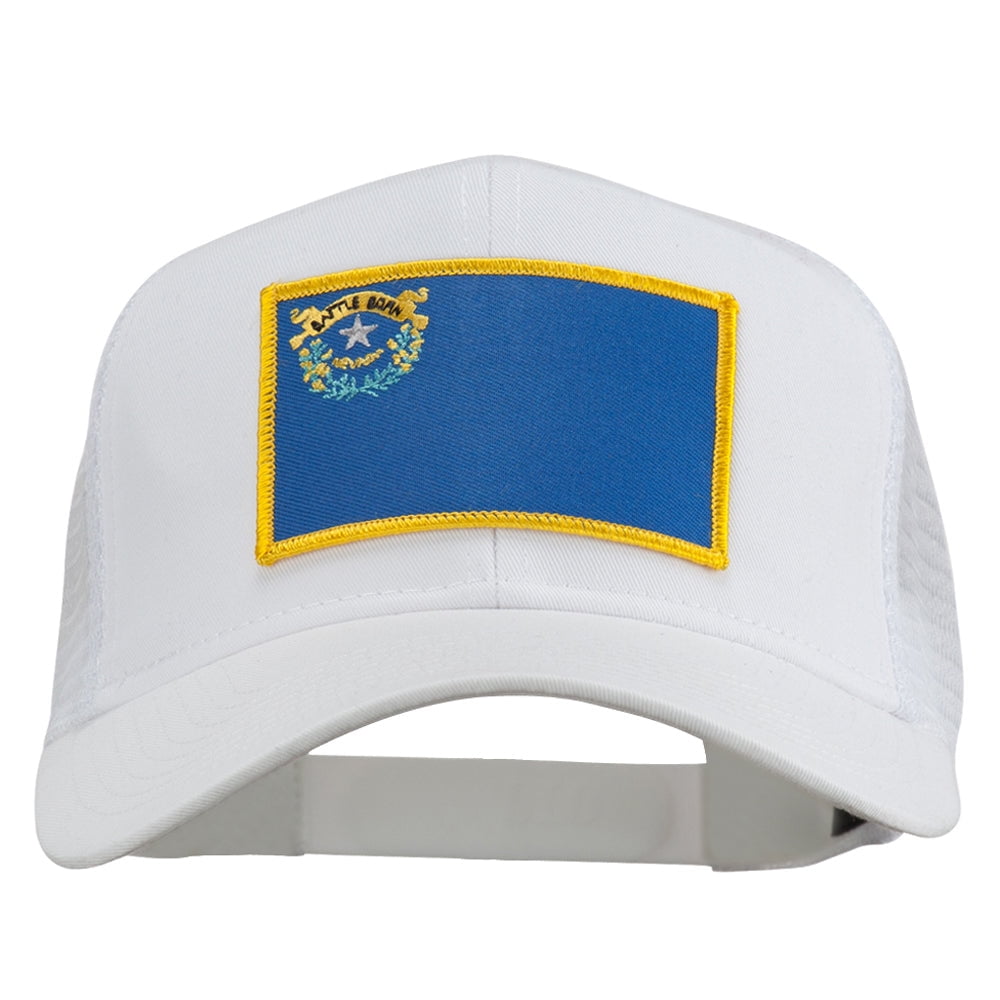 Nevada State Flag Patched Mesh Cap - White OSFM - Walmart.com