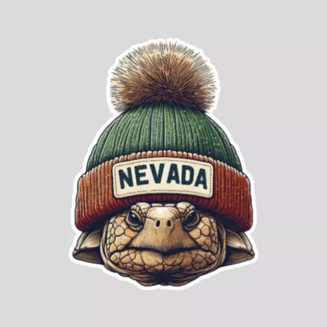 Nevada Sticker Turtle State Cute Animal Novelty Laptop Car Sticker ...