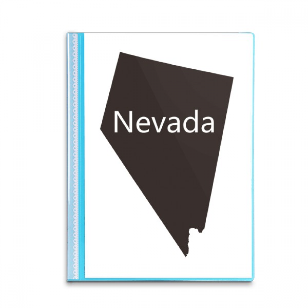 Nevada The United States Of America Map Book Sheet Protectors Portfolio ...