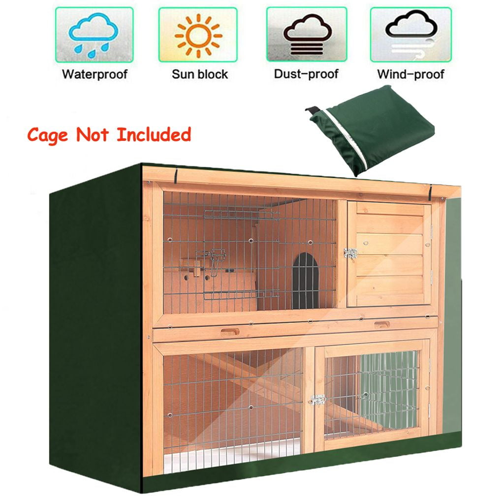 NeveLance 122X50X105cm Rabbit Hutch Protective Cover Rabbit Cage Cover ...