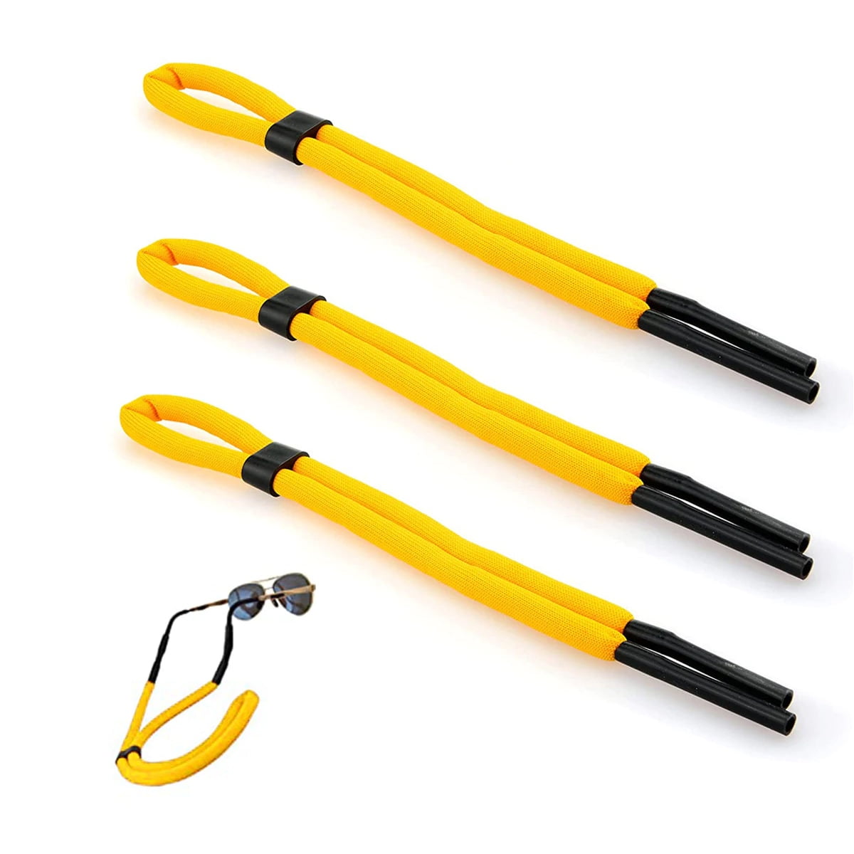 NeveLance 3 Pcs Floating Sunglass Strap Pack Glasses Float Eyewear ...