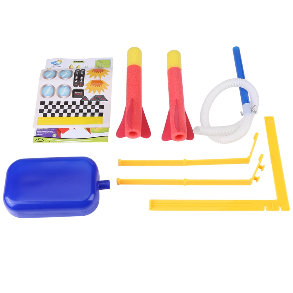 NeveLance Foam Tipped Rocket Launcher Jump Foot Trigger with 2 Darts ...