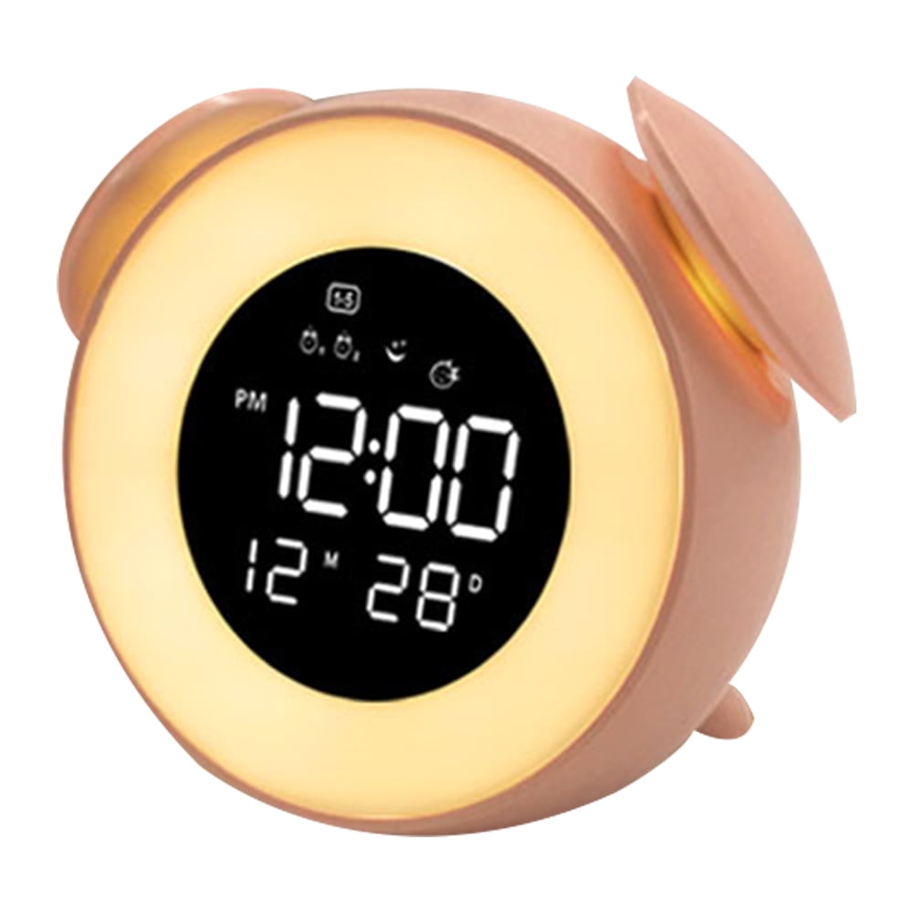 NeveLance Music LED alarm clock ambience light, LED wake up light clock ...