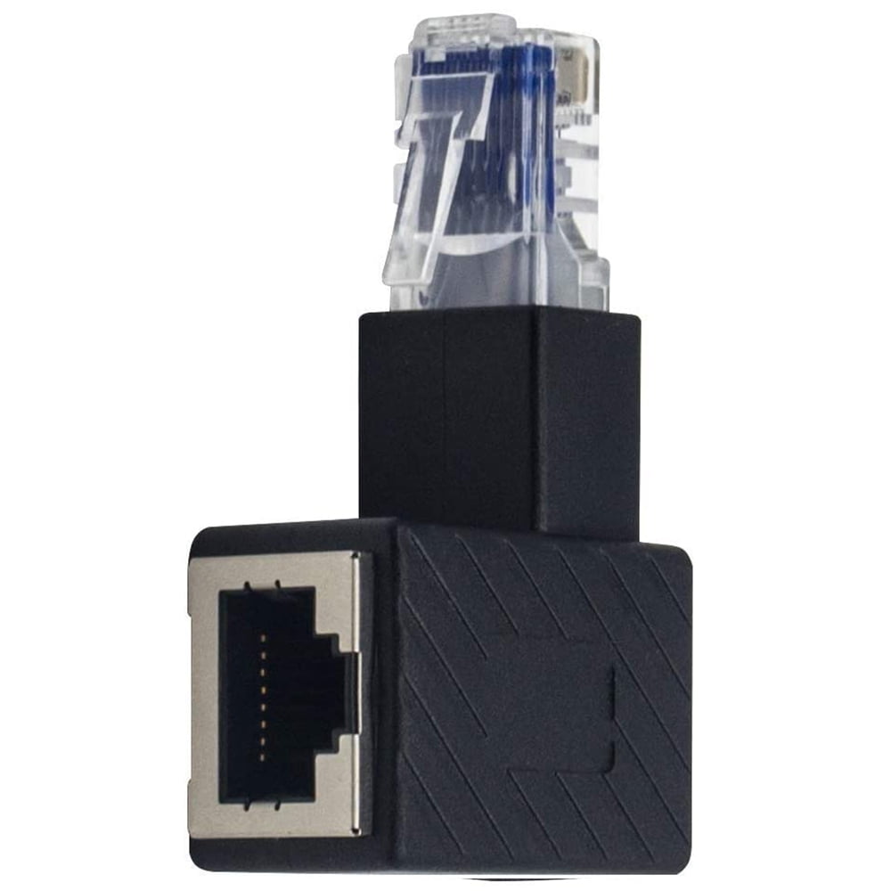 NeveLance Straight Ethernet Adapter, RJ45 Male To Female Extension ...