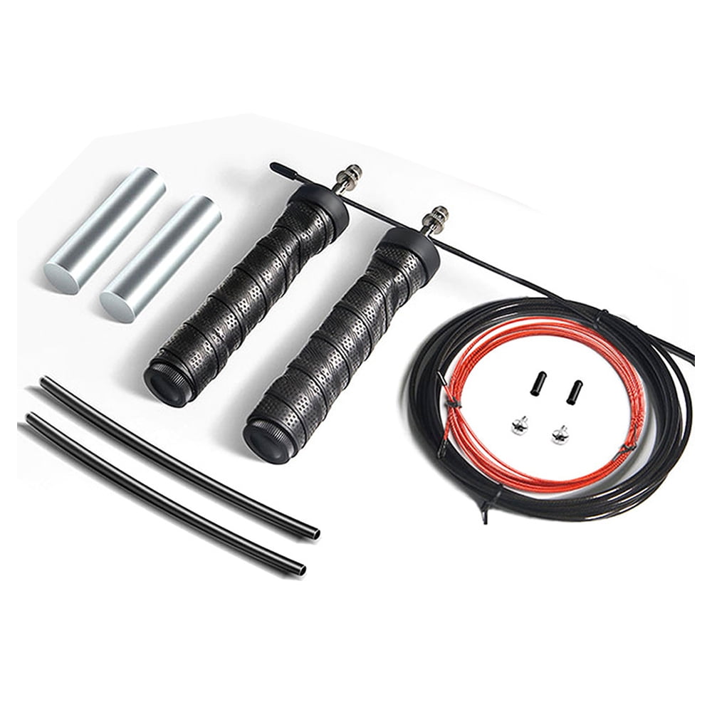 NeveLance Weighted Jump Rope for Men & Woman - HIIT, Cardio, Crossfit ...