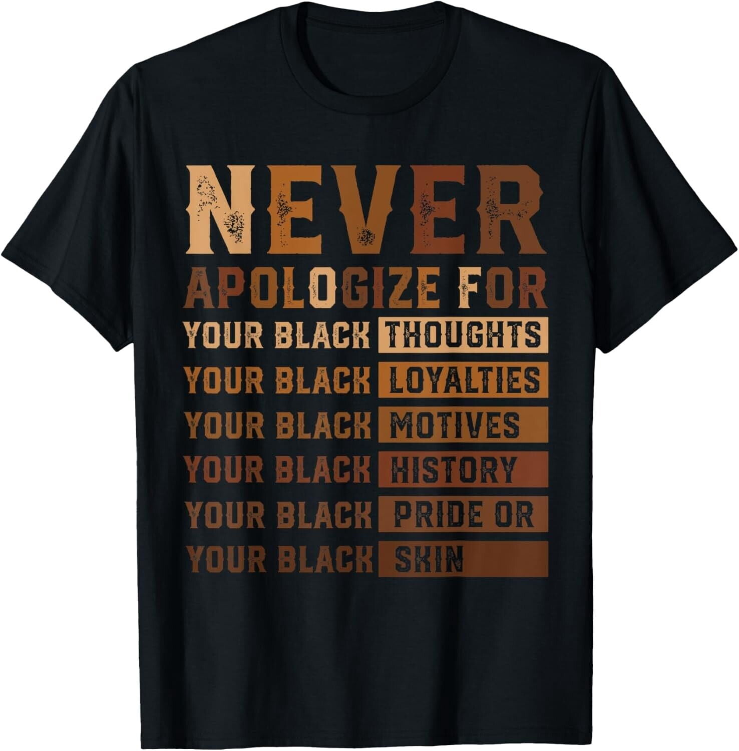 Never Apologize Legacy Shirt, Strong Voices Tribute Graphic Tee ...