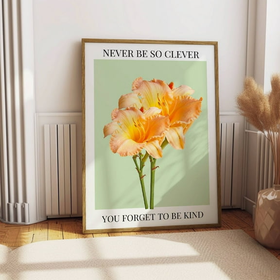 Charten Minimal Spring Flowers Poster Farmhouse Nursery Wall Art, 12x18 ...