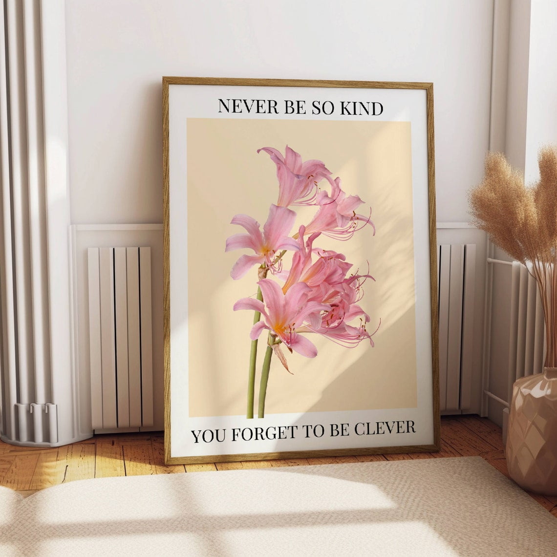 Never Be So Kind You Forget To Be Clever Print, Marjorie Poster, Dorm ...